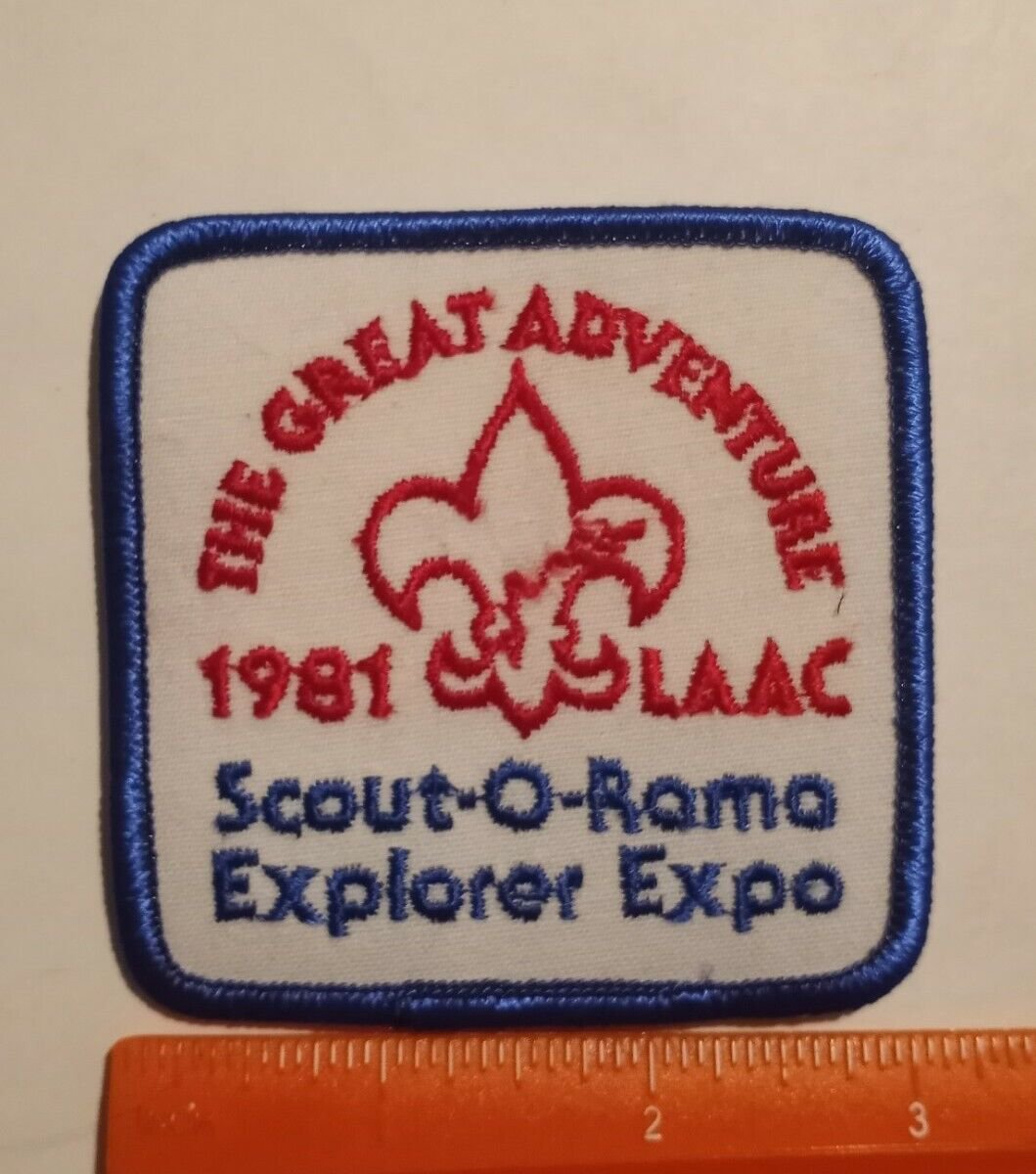 Scout-O-Rama Explorer Expo - 1981 - Los Angeles Area Council - BSA patch