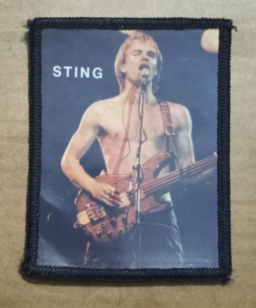 Sting 1980s sew on patch