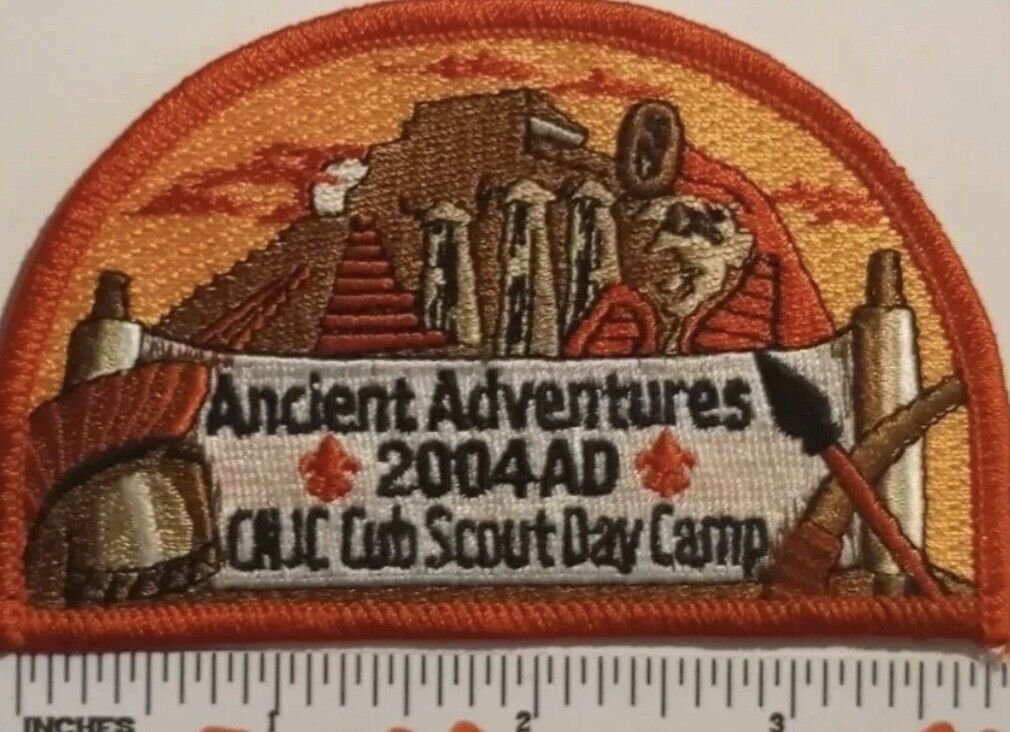 Ancient Adventures - 2004 AD - CNJC Cub Scout Day Camp - BSA patch