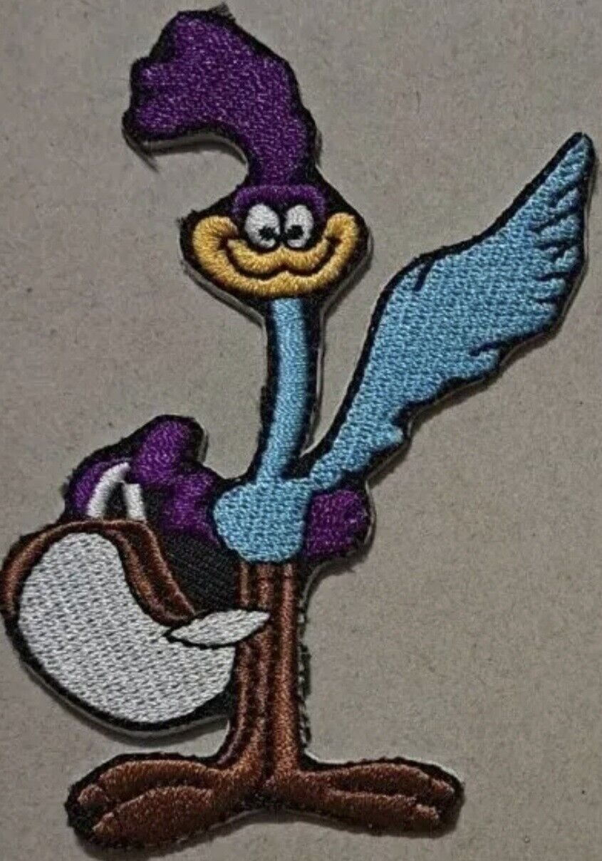 Looney Tunes Road Runner embroidered Iron on patch
