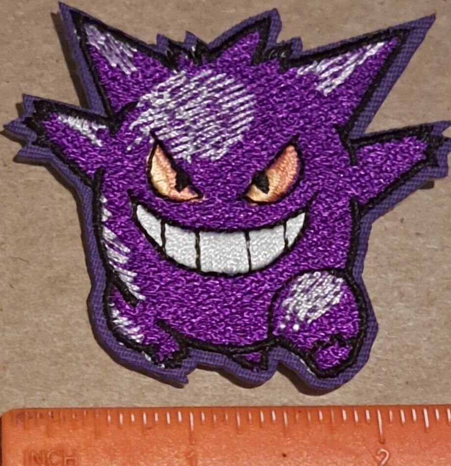 Pokemon Gengar embroidered Iron on patch