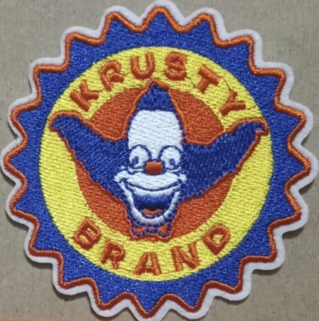 The Simpsons Krusty Brand embroidered Iron on patch