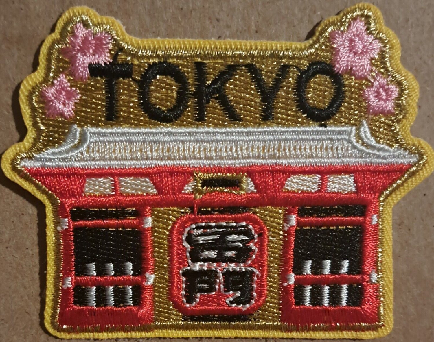Tokyo embroidered Iron on patch