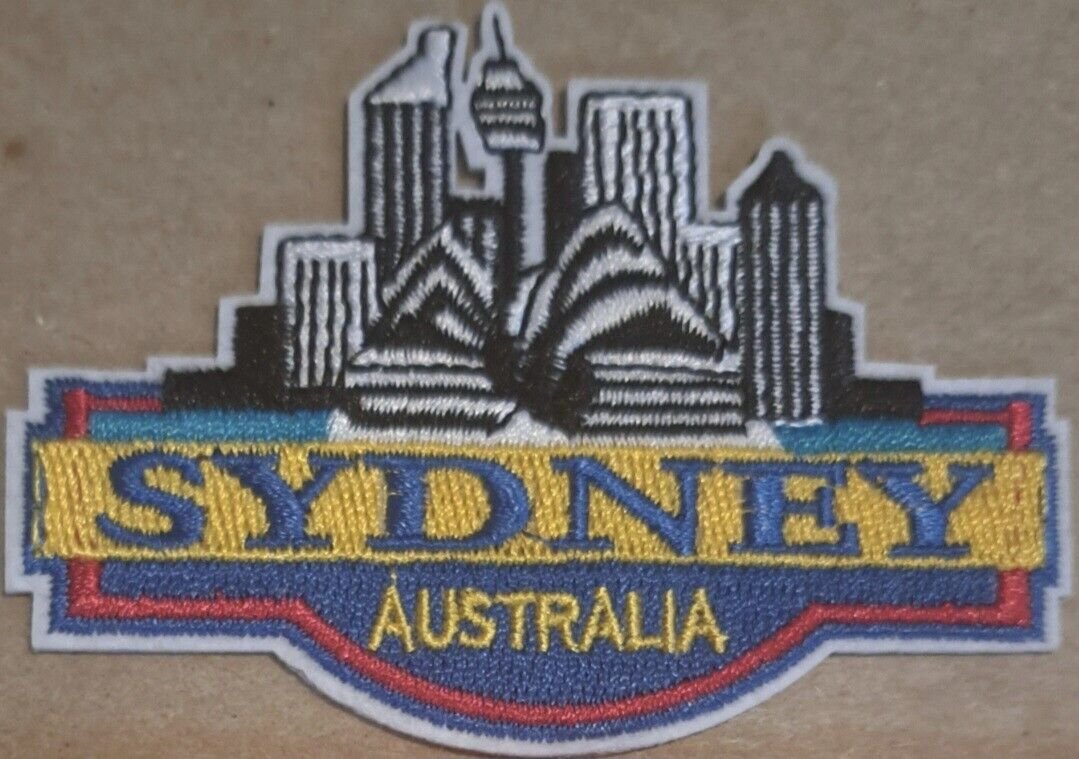 Sydney Australia embroidered Iron on patch