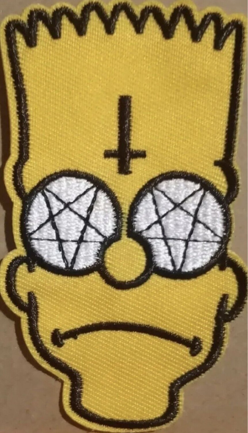 The Simpsons Bart Simpson embroidered Iron on patch