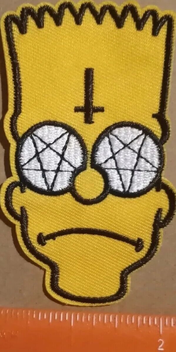 The Simpsons Bart Simpson embroidered Iron on patch