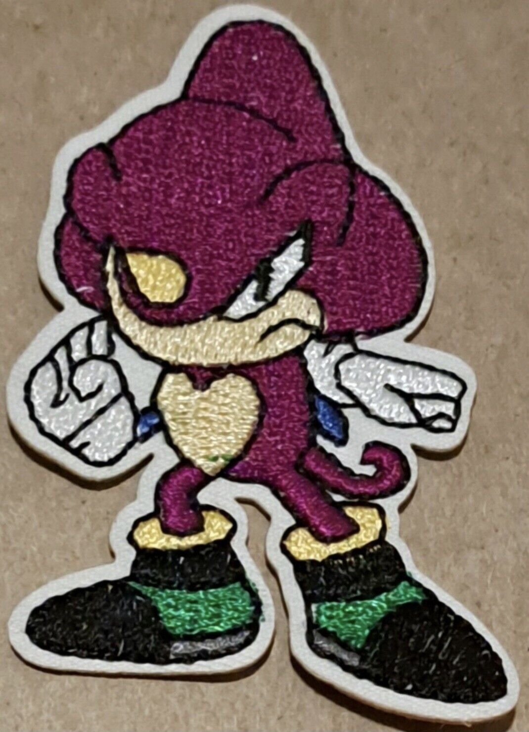 Sonic the Hedgehog Espio the Chameleon embroidered Iron on patch