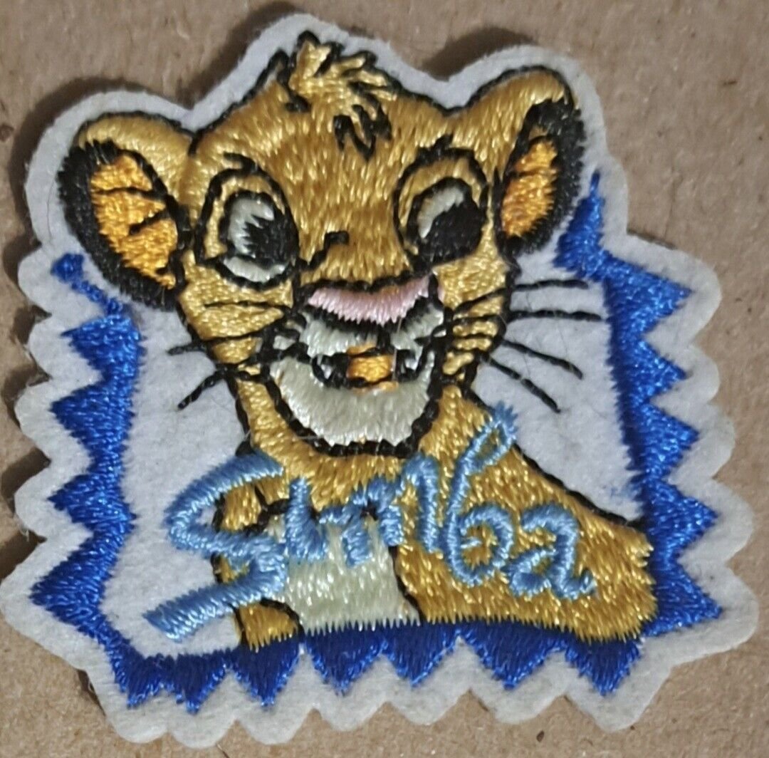 Disney The Lion King Simba embroidered Iron on patch