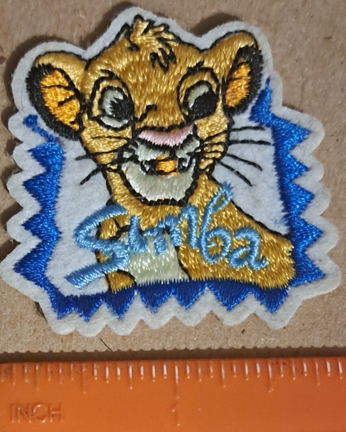 Disney The Lion King Simba embroidered Iron on patch