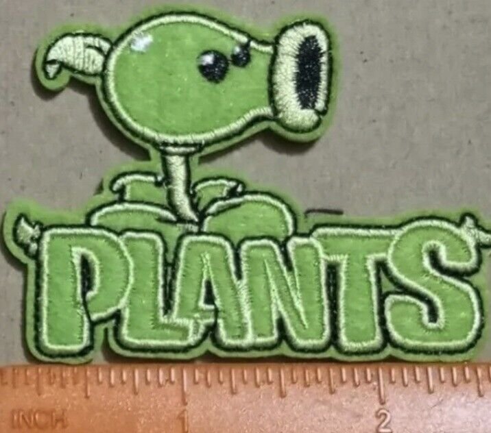Plants vs. Zombies Peashooter embroidered Iron on patch