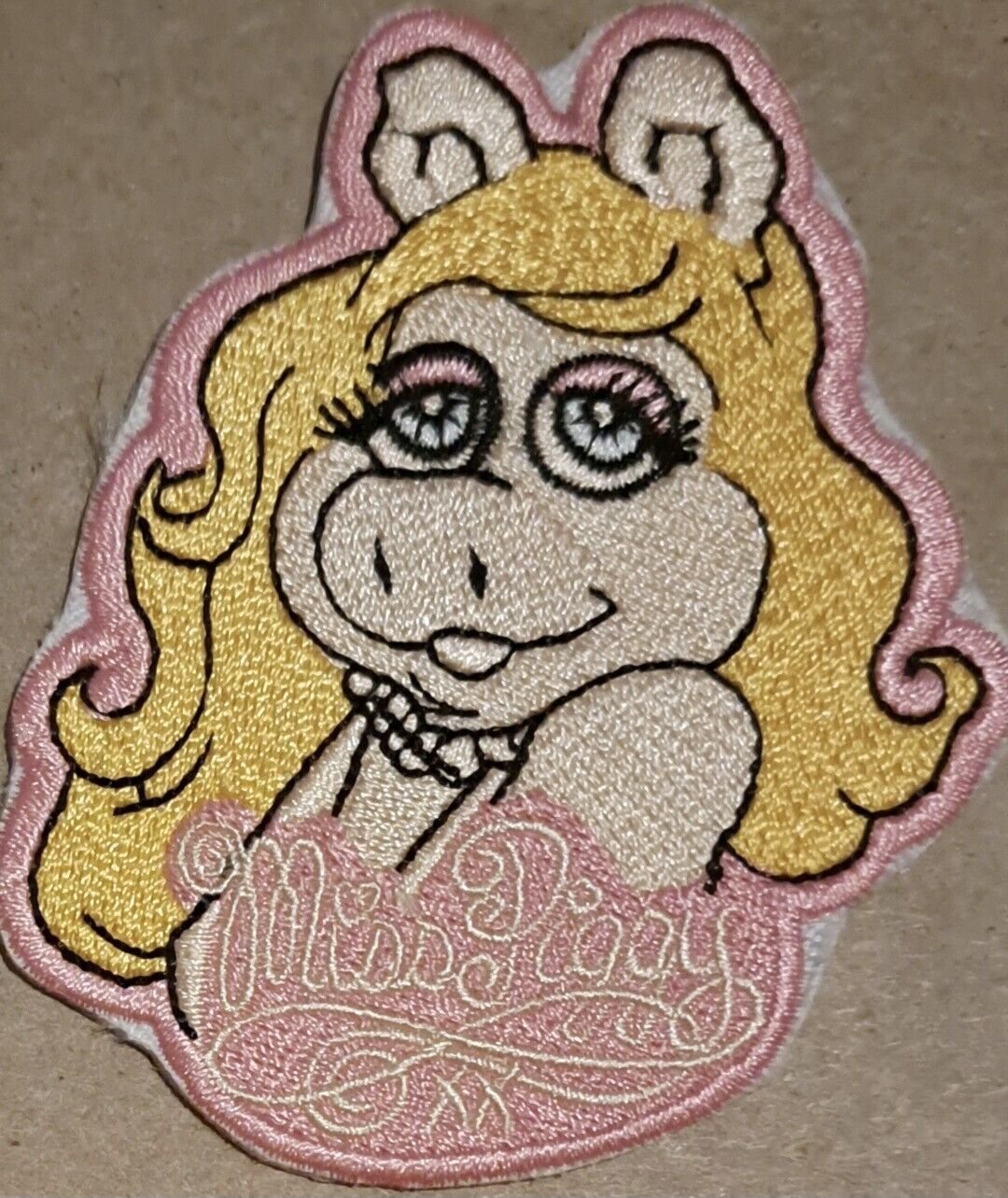 The Muppet Show Miss Piggy embroidered Iron on patch