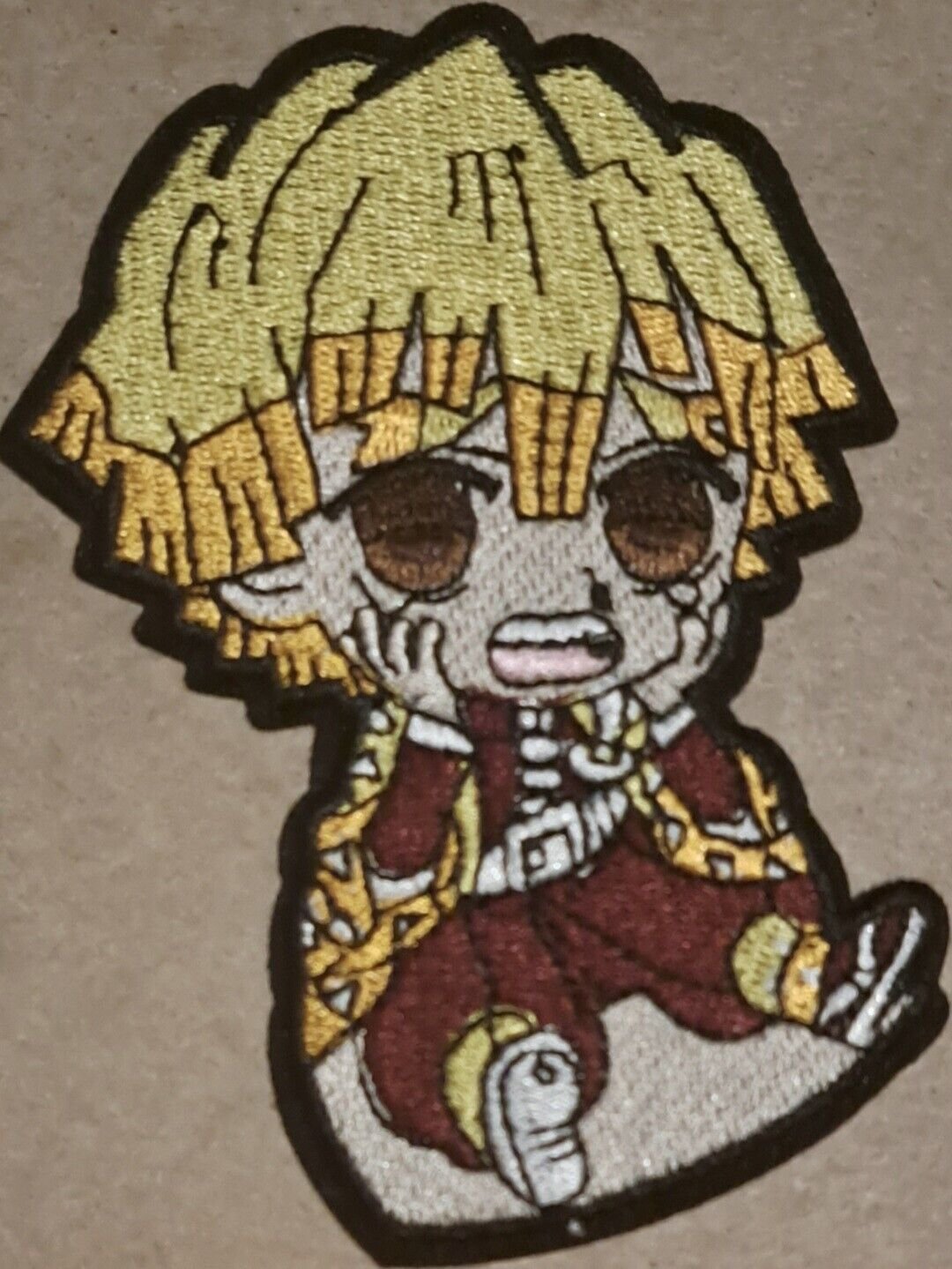 Demon Slayer Zenitsu Agatsuma embroidered Iron on patch