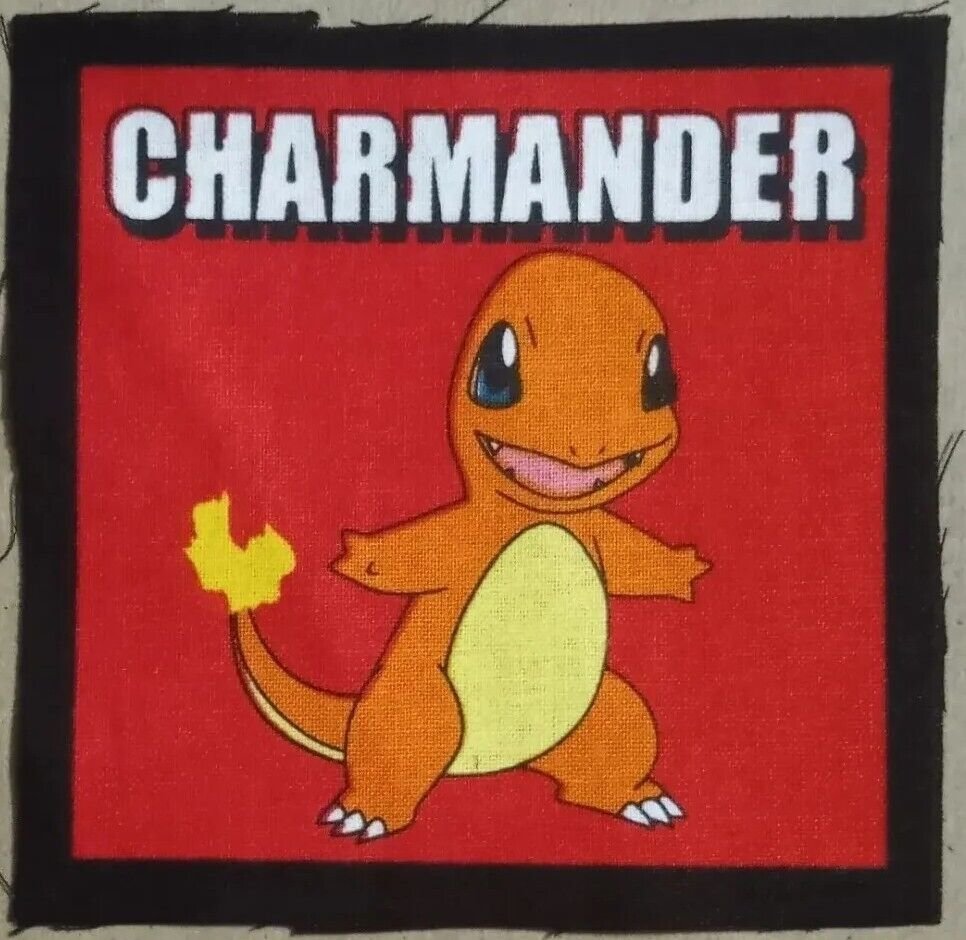 Pokemon Charmander sew on patch