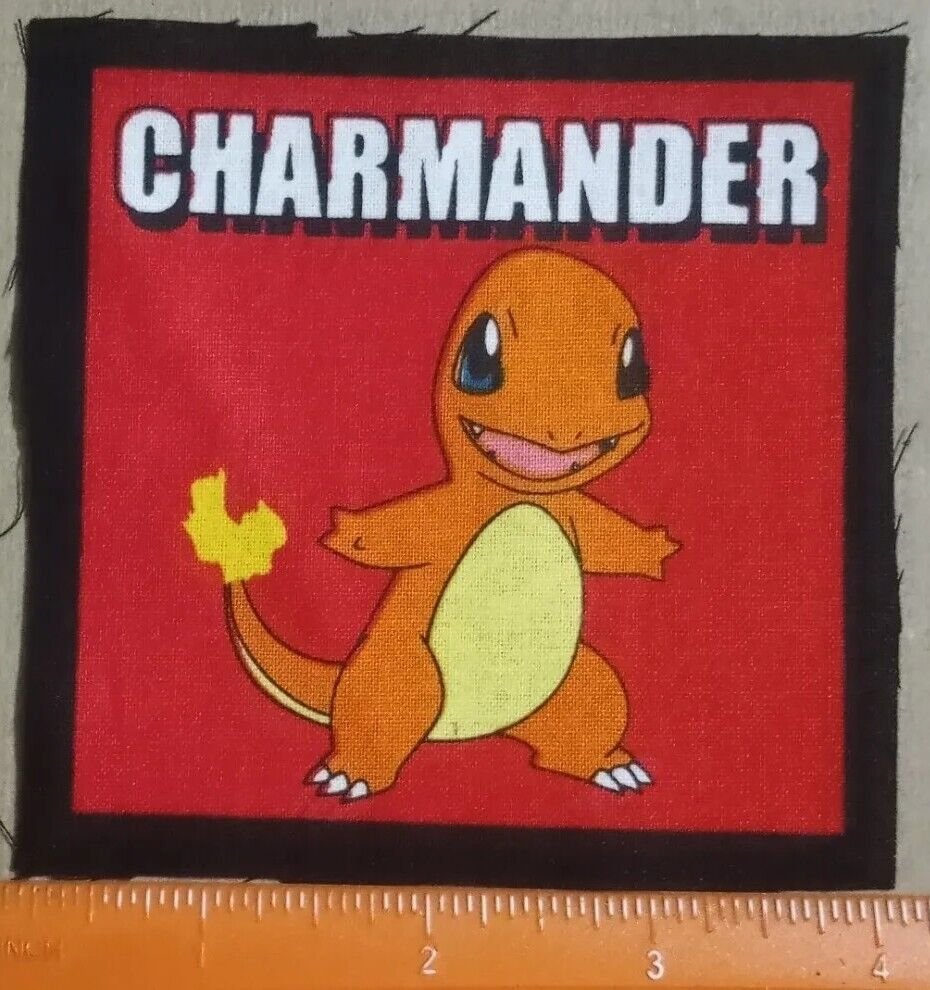 Pokemon Charmander sew on patch