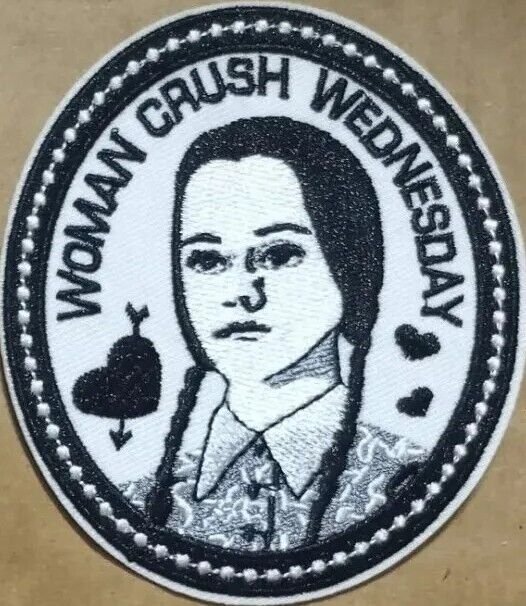 Woman Crush Wednesday embroidered Iron on patch