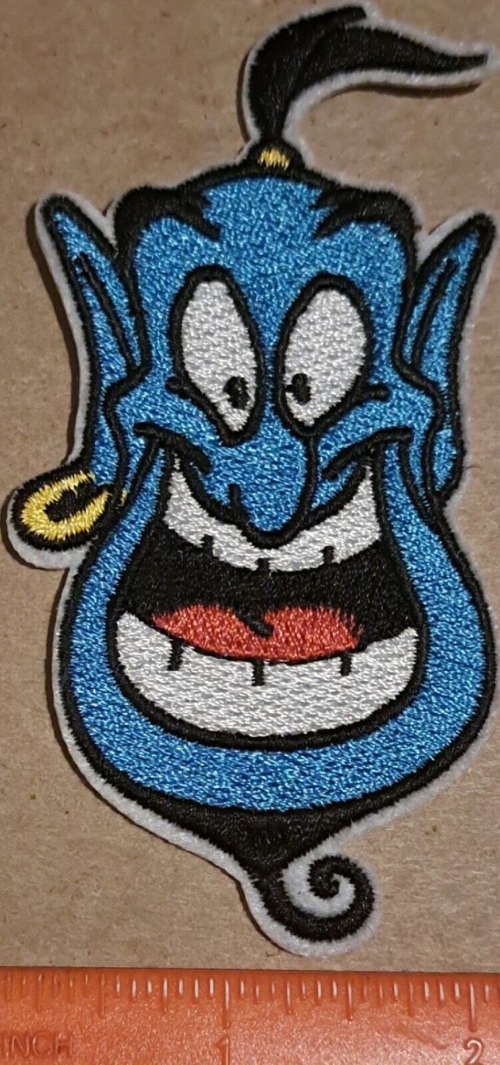 Aladdin Genie embroidered Iron on patch