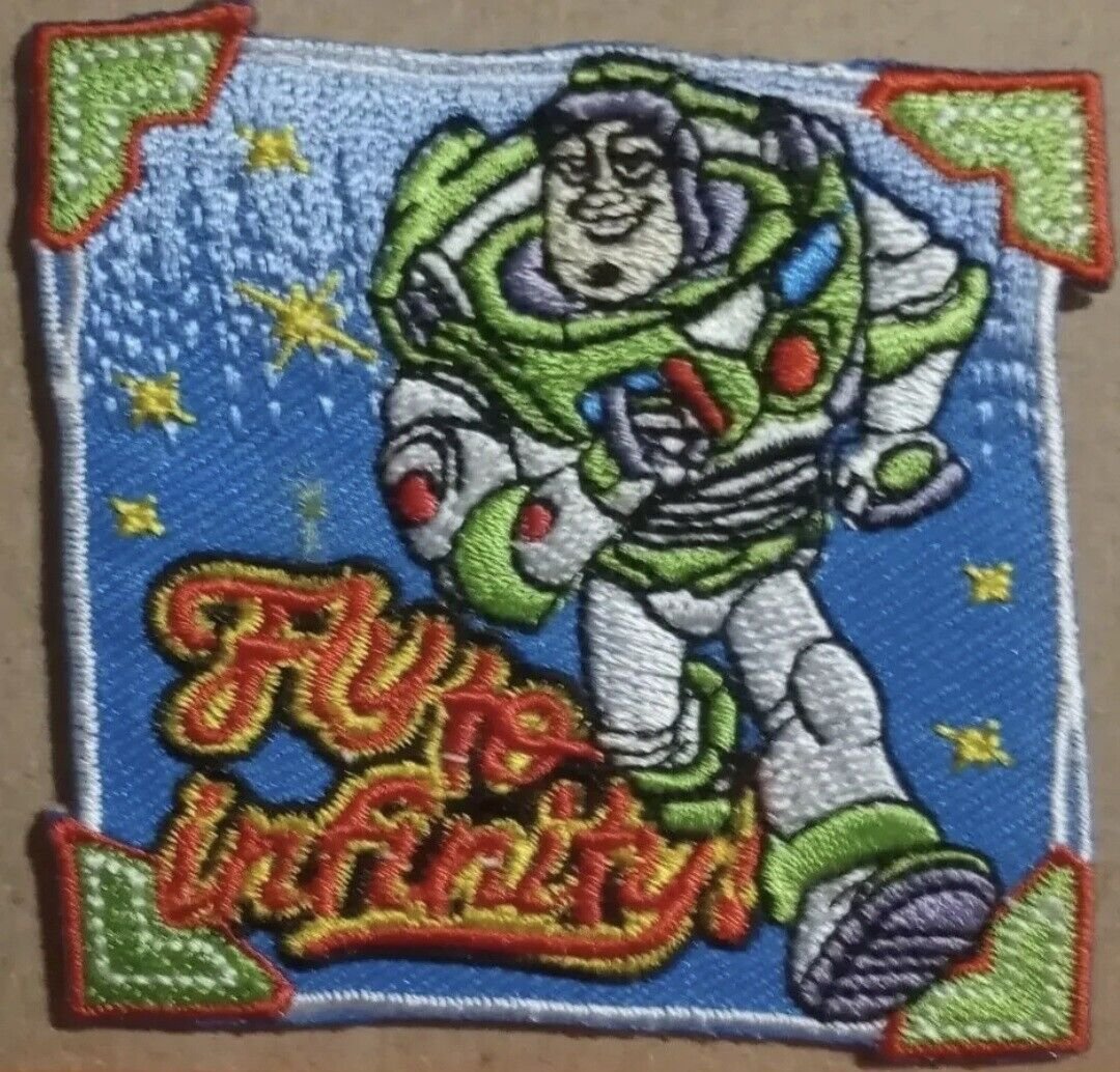 Toy Story Buzz Lightyear Fly to Infinity embroidered Iron on patch