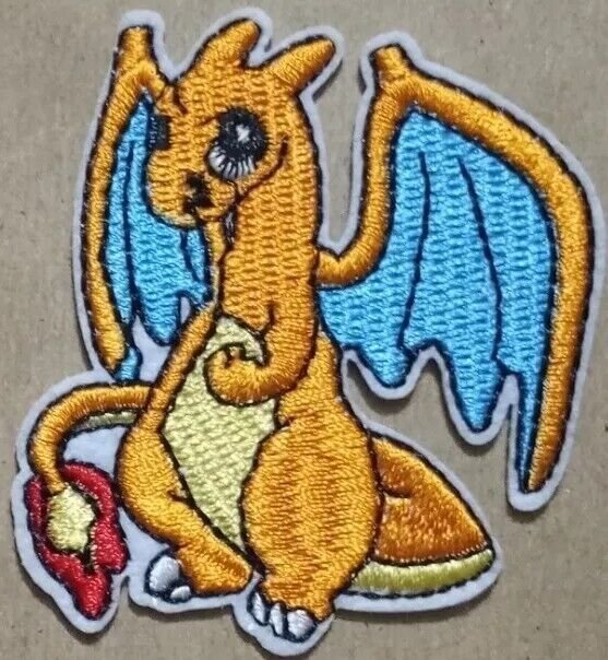 Charizard embroidered Iron on patch