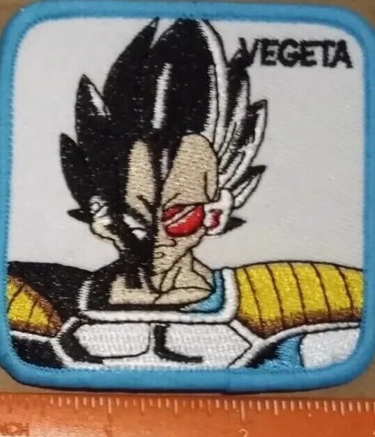 Dragon Ball Z Vegeta embroidered sew on patch