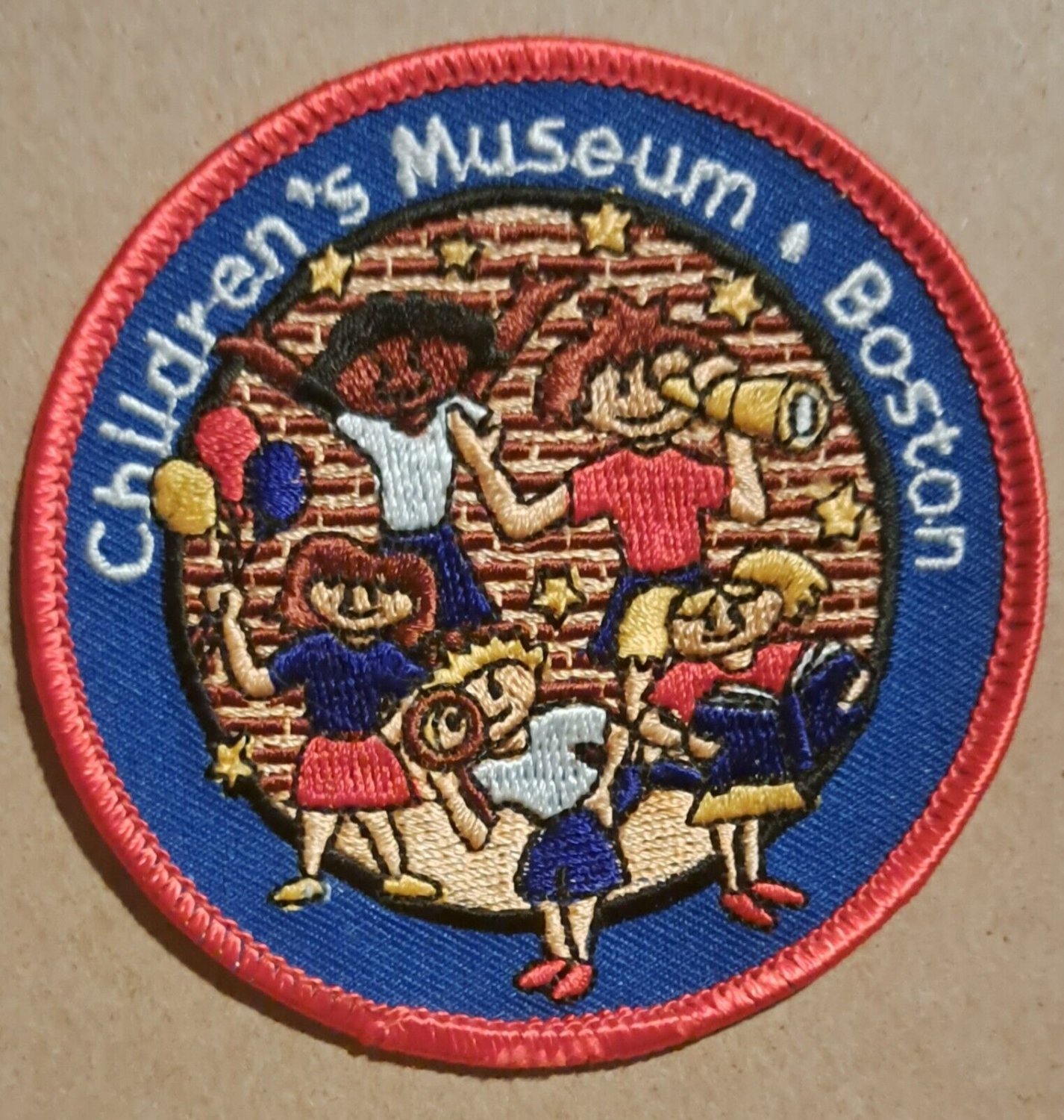 Boston Children's Museum embroidered Iron on patch