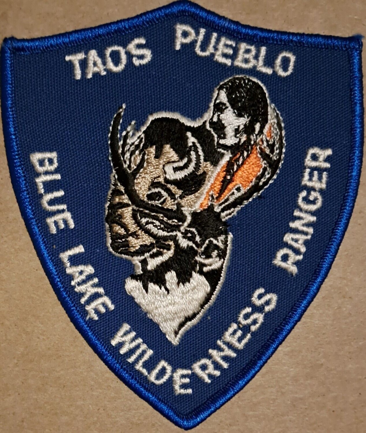 Taos Pueblo Blue Lake Wilderness Ranger Iron on patch