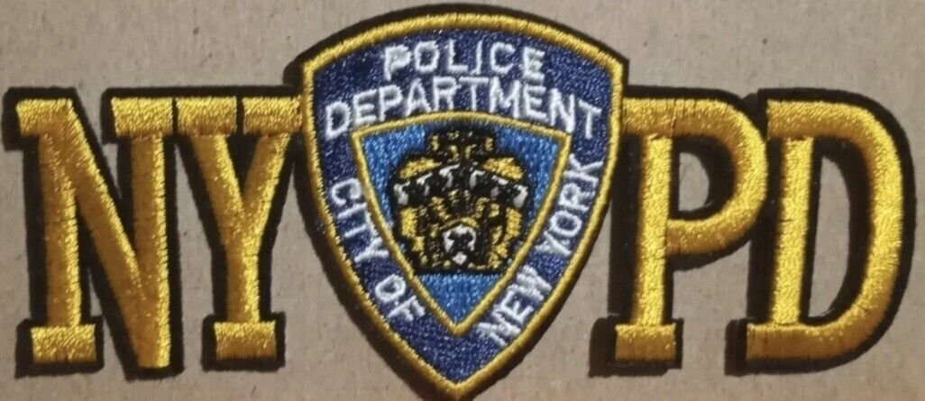 City of New York Police Department embroidered Iron on patch