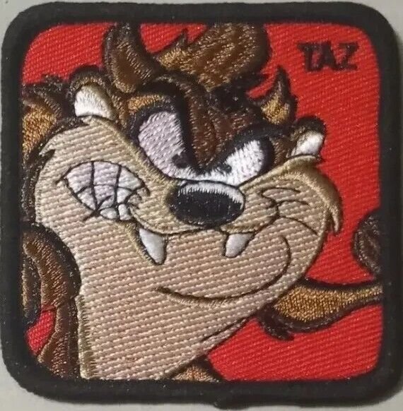 Looney Tunes Tasmanian Devil embroidered sew on patch