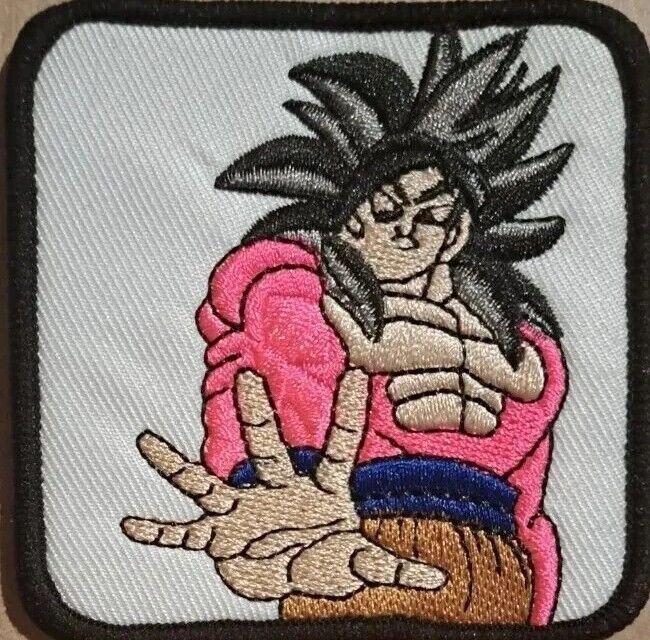 Goku embroidered sew on patch