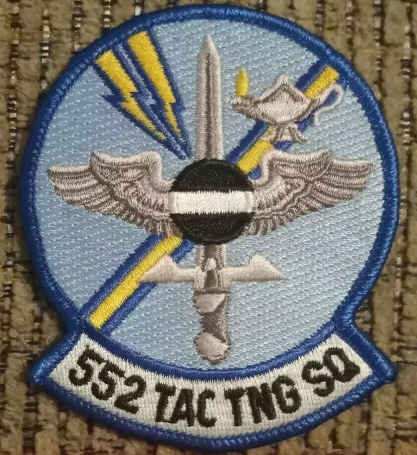 552 Tactical Training Squadron embroidered Iron on patch