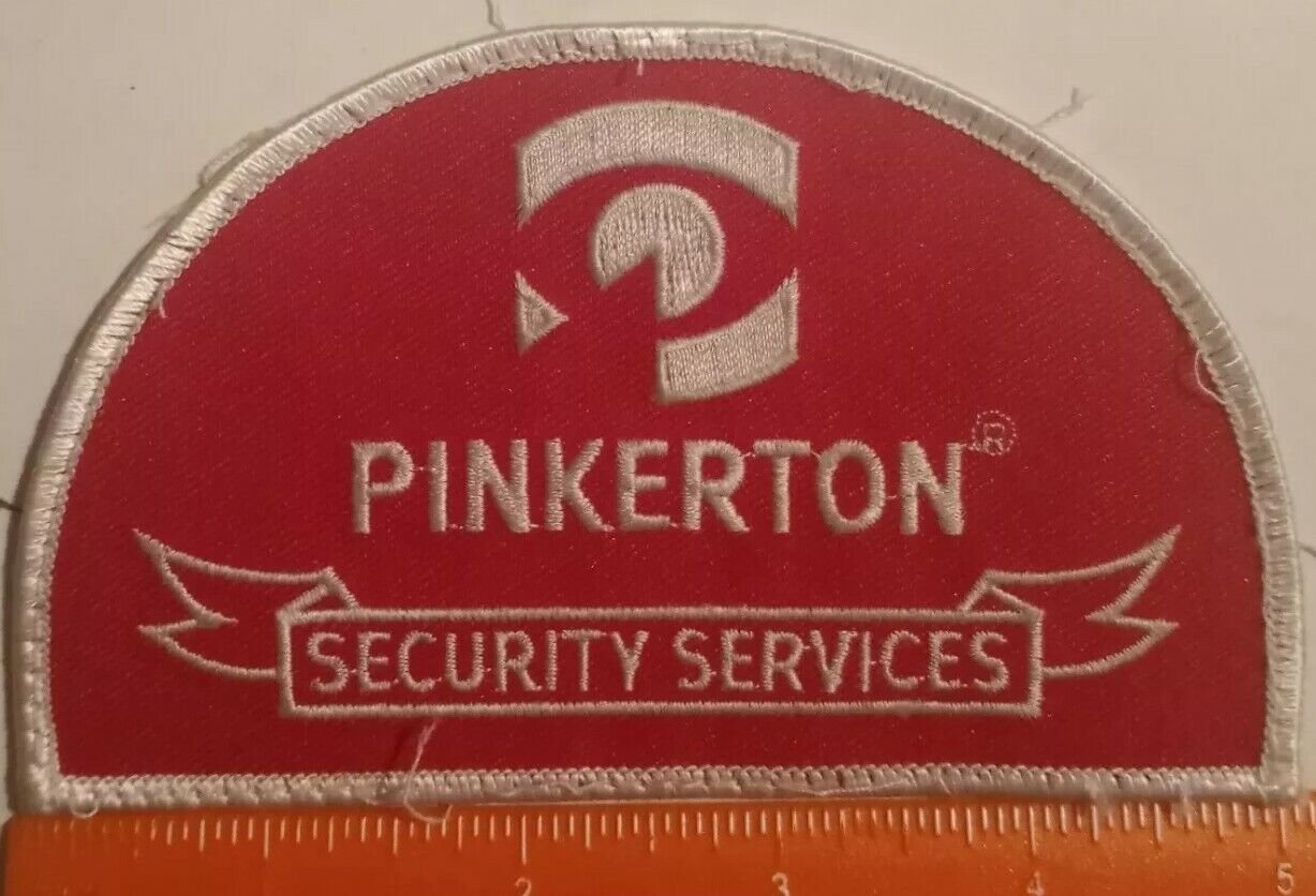 Pinkerton Security Services Iron on patch
