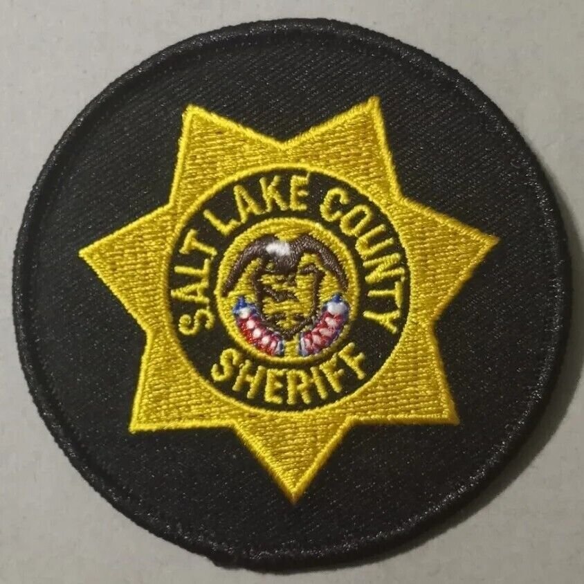 Salt Lake County Sheriff Iron on patch