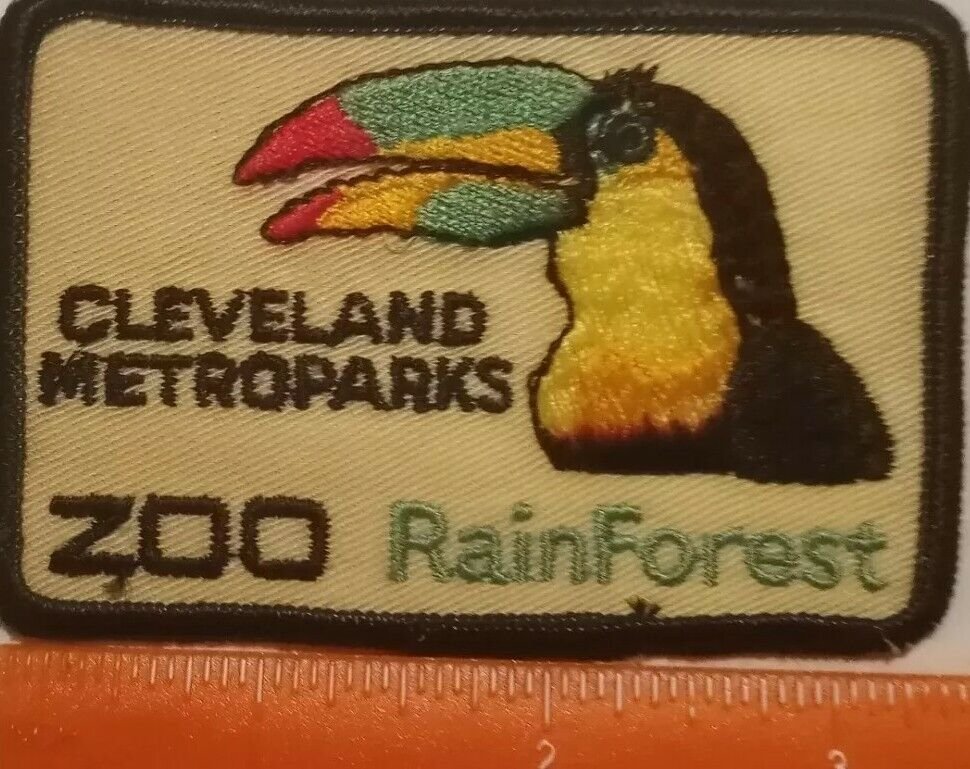 Cleveland Metroparks Zoo Rainforest embroidered Iron on patch
