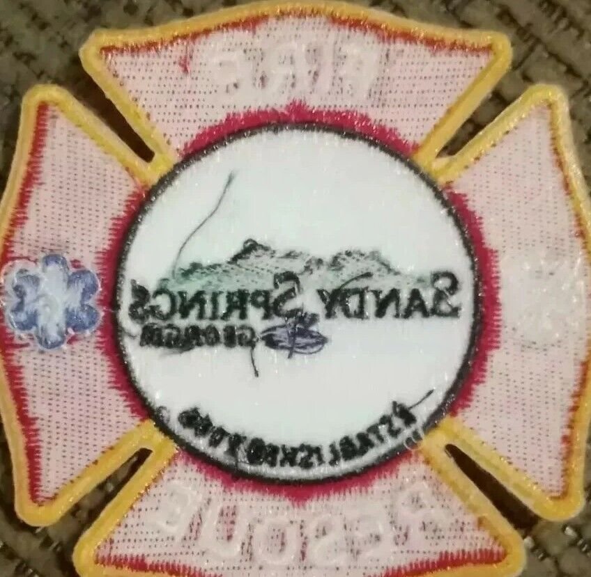 Fire and Rescue - Sandy Springs - Iron on patch