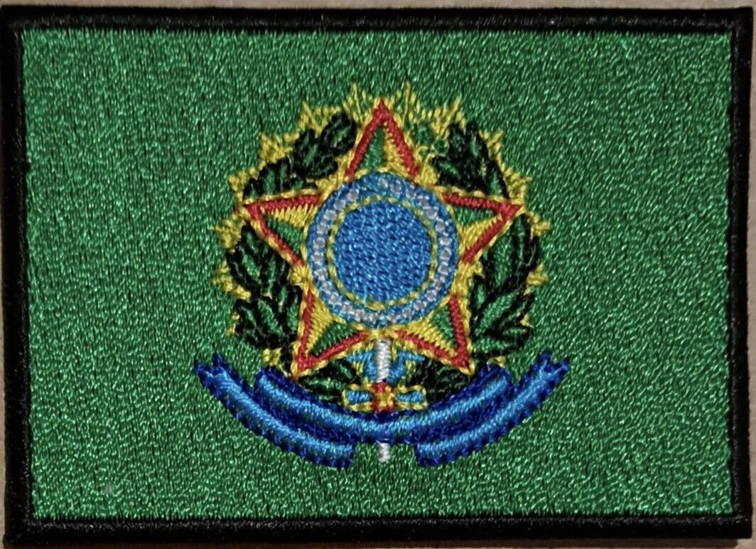 Flag of the President of Brazil embroidered Iron on patch