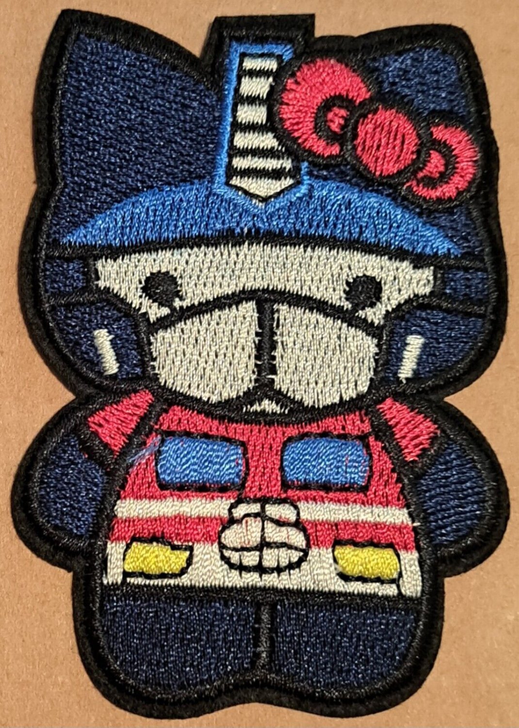 Sanrio Hello Kitty Transformers Optimus Prime embroidered Iron on patch