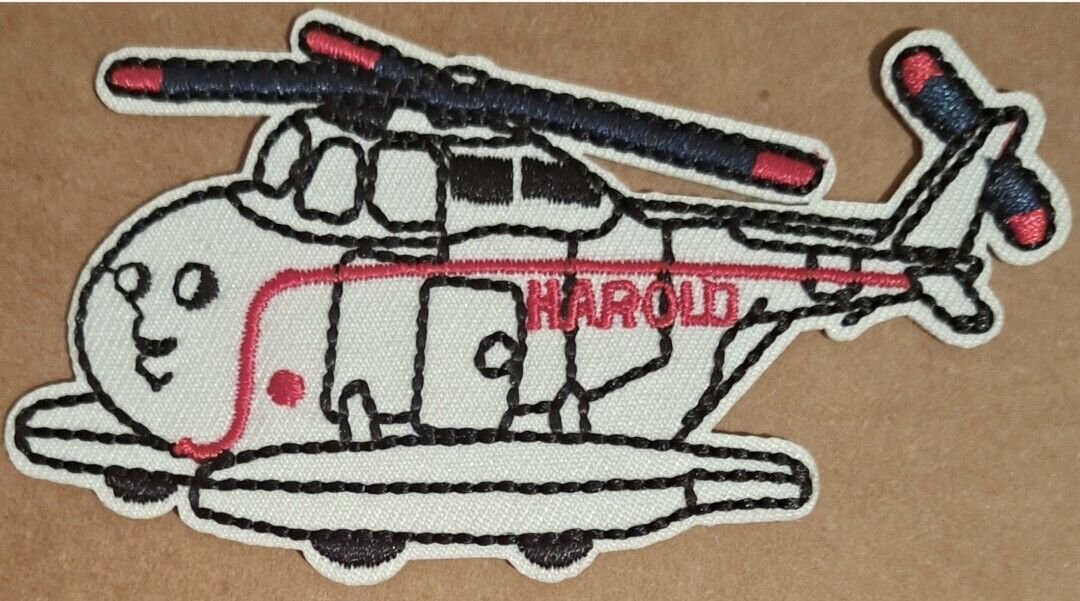Thomas & Friends Harold the Helicopter embroidered Iron on patch