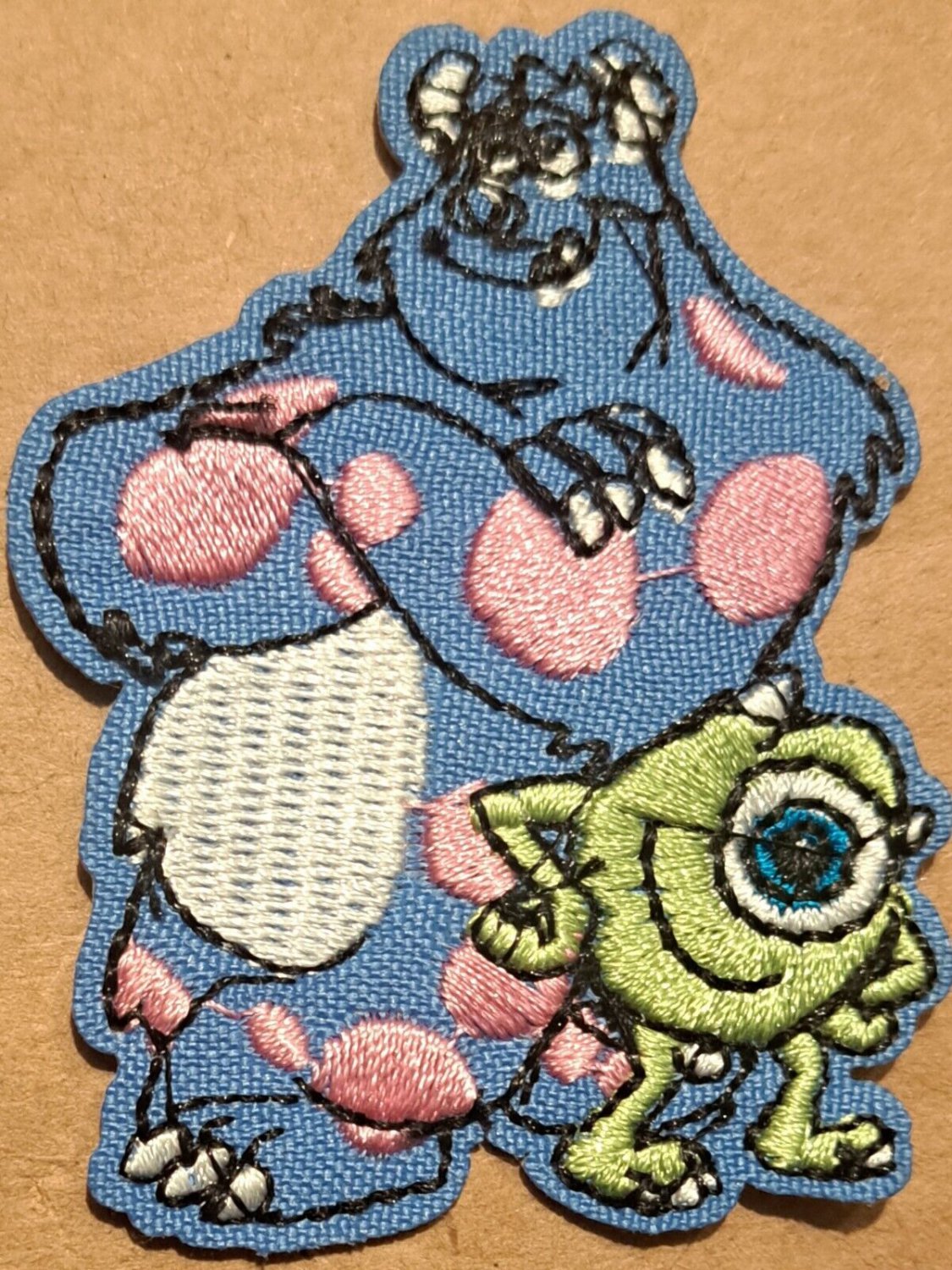 Disney Pixar Monsters, Inc. Sully with Mike embroidered Iron on patch