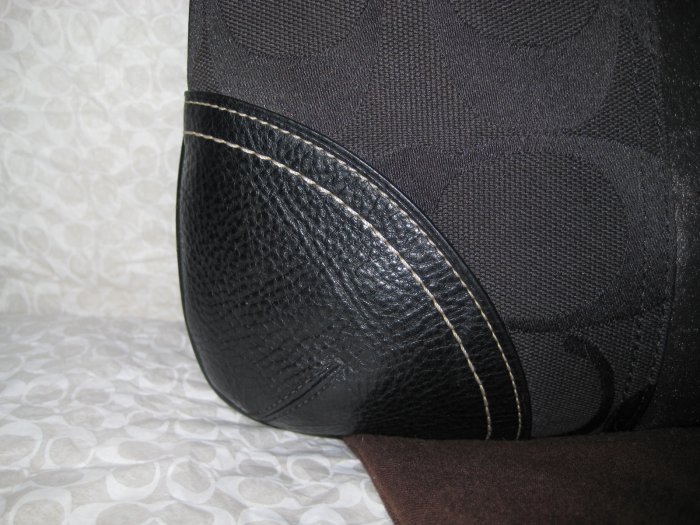 Coach Hampton Python Striped Large Hobo Bag **AUTHENTIC**