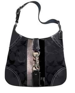 Coach Hampton Python Striped Large Hobo Bag **AUTHENTIC**