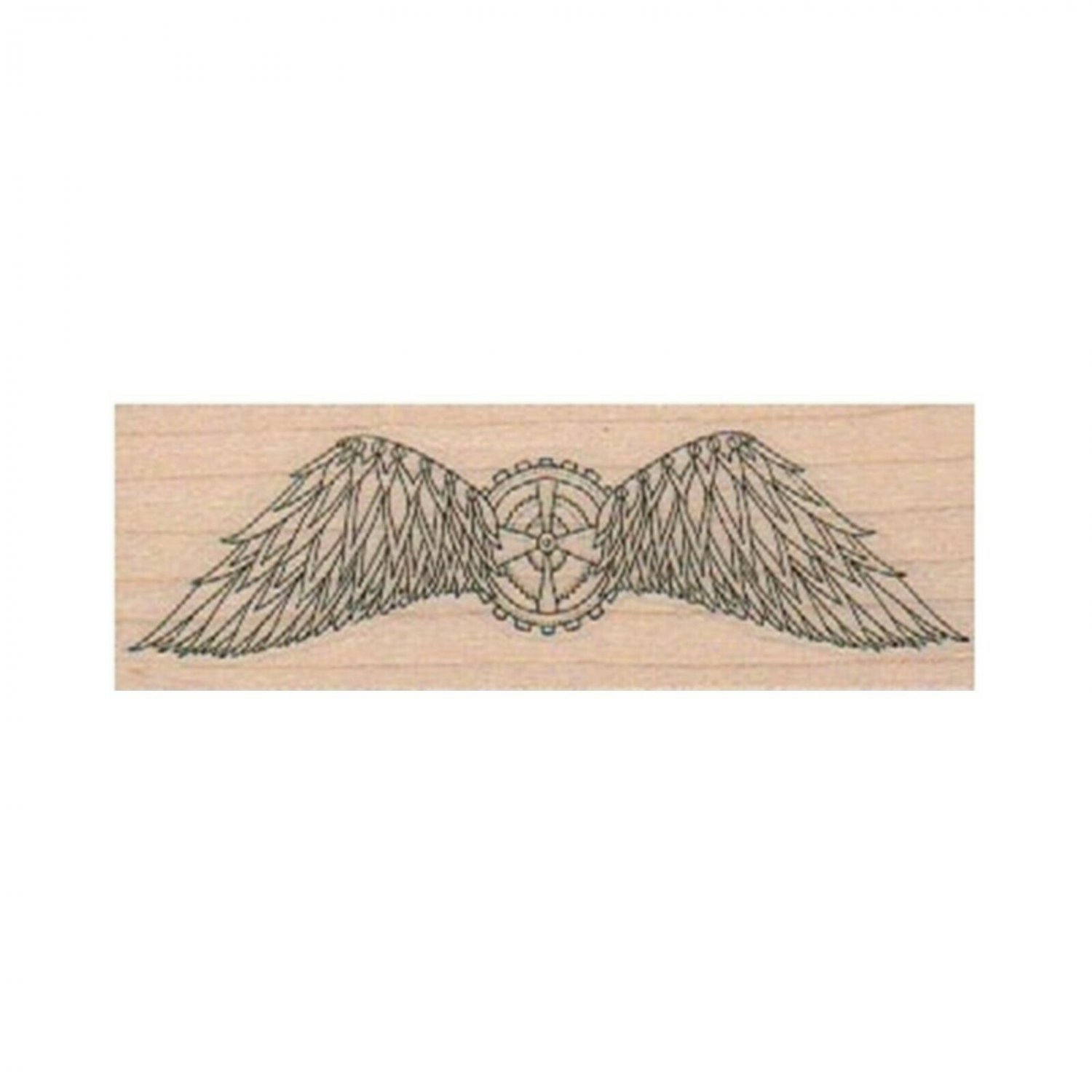 NEW Steampunk Winged Gear RUBBER STAMP, Steampunk Stamp, Wing Stamp ...
