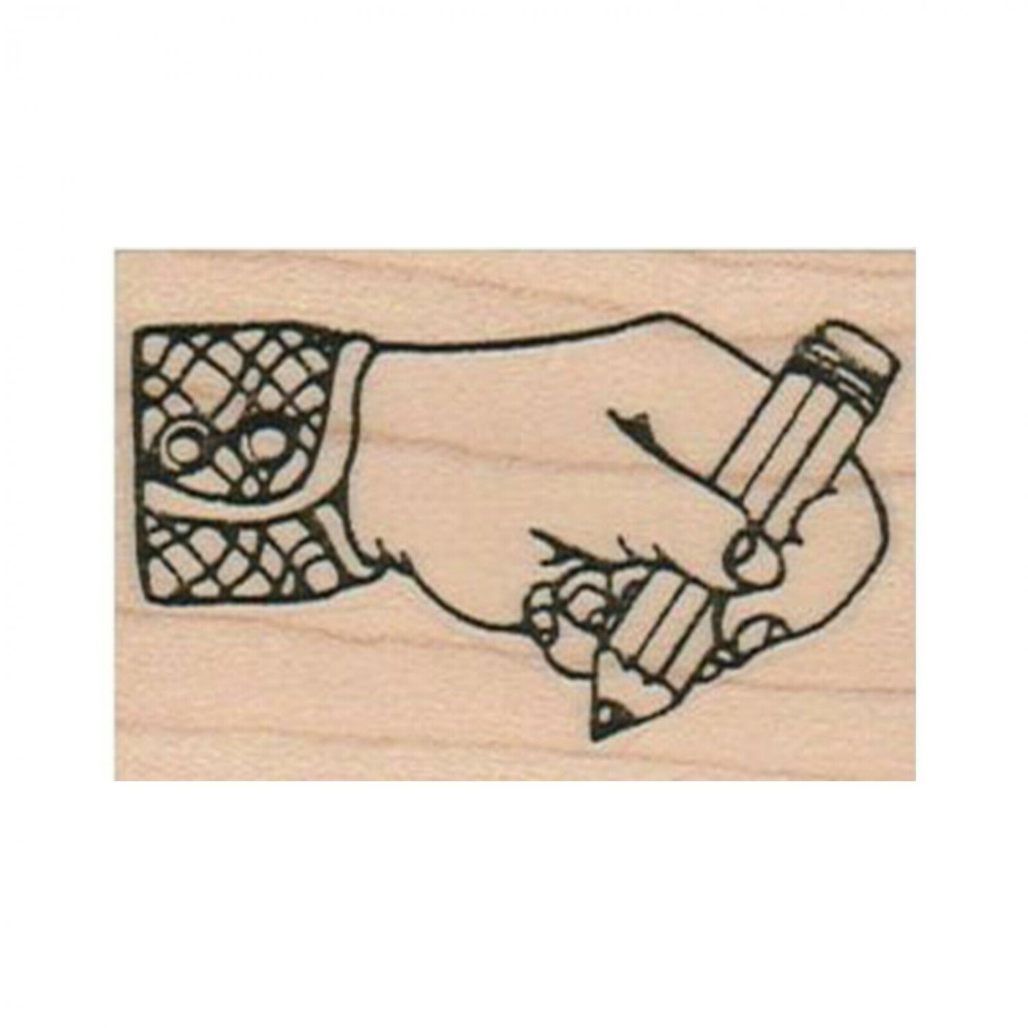 New Hand Holding Pencil RUBBER STAMP, School Stamp, Writing Stamp, Art ...