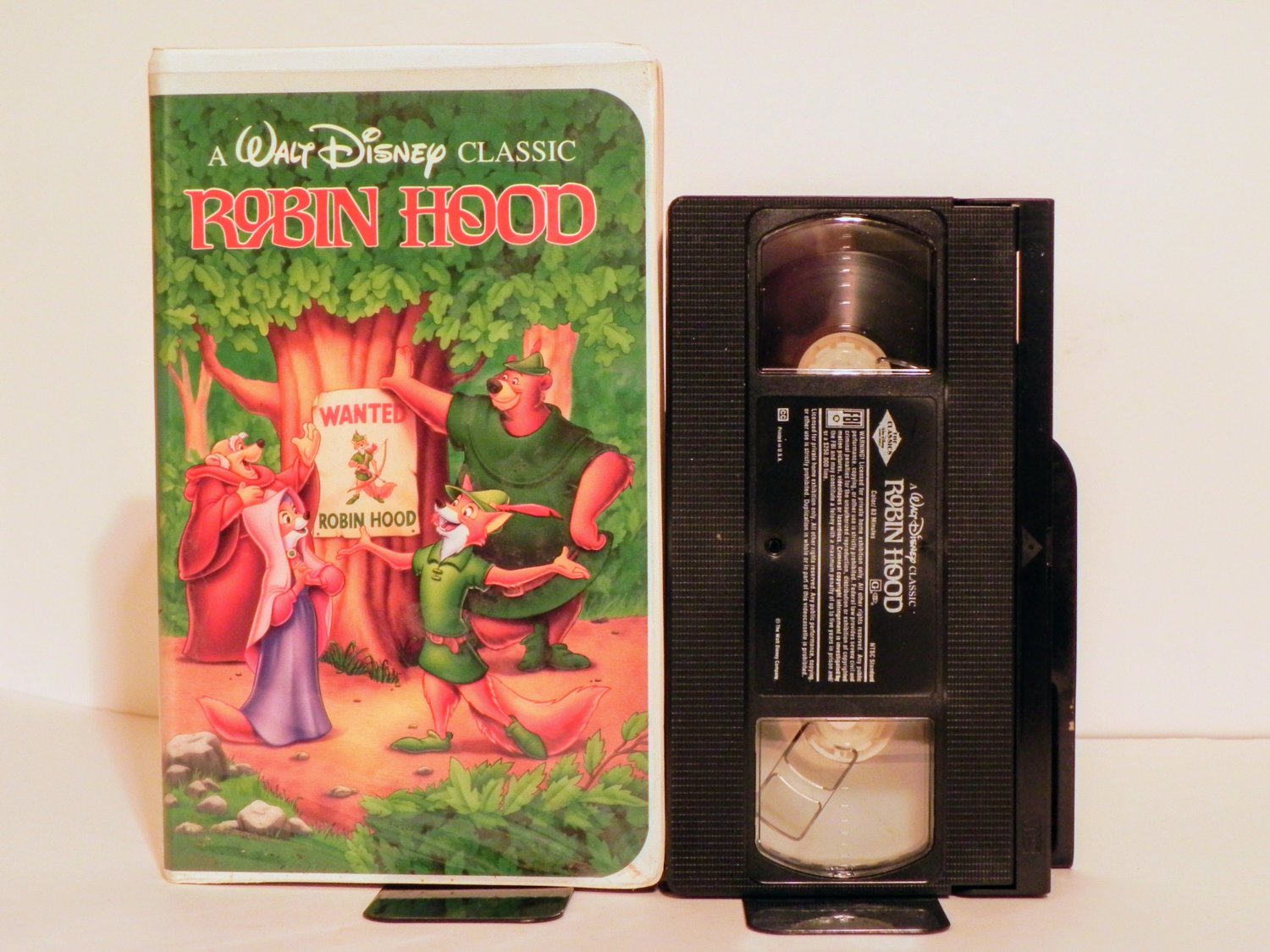 Disney Robin Hood VHS