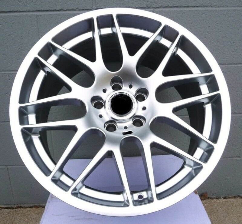 18" SILVER CSL STYLE STAGGERED WHEELS RIMS FITS BMW E36 E46 M3