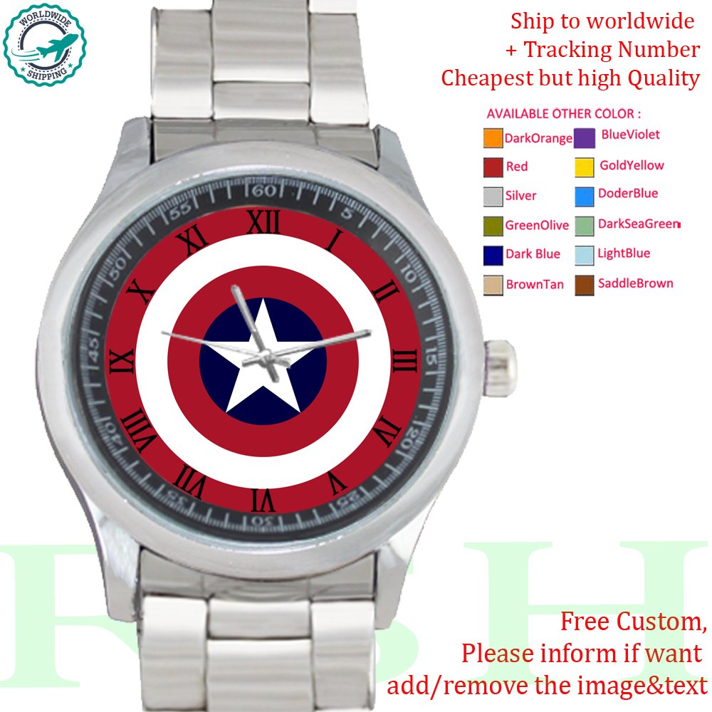 captain america shield watches