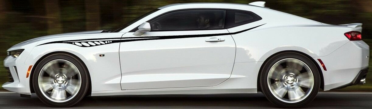 CUSTOM Tribal CAST VINYL DECAL KIT GRAPHICS Stripe Camaro SS RS ZL1 ...