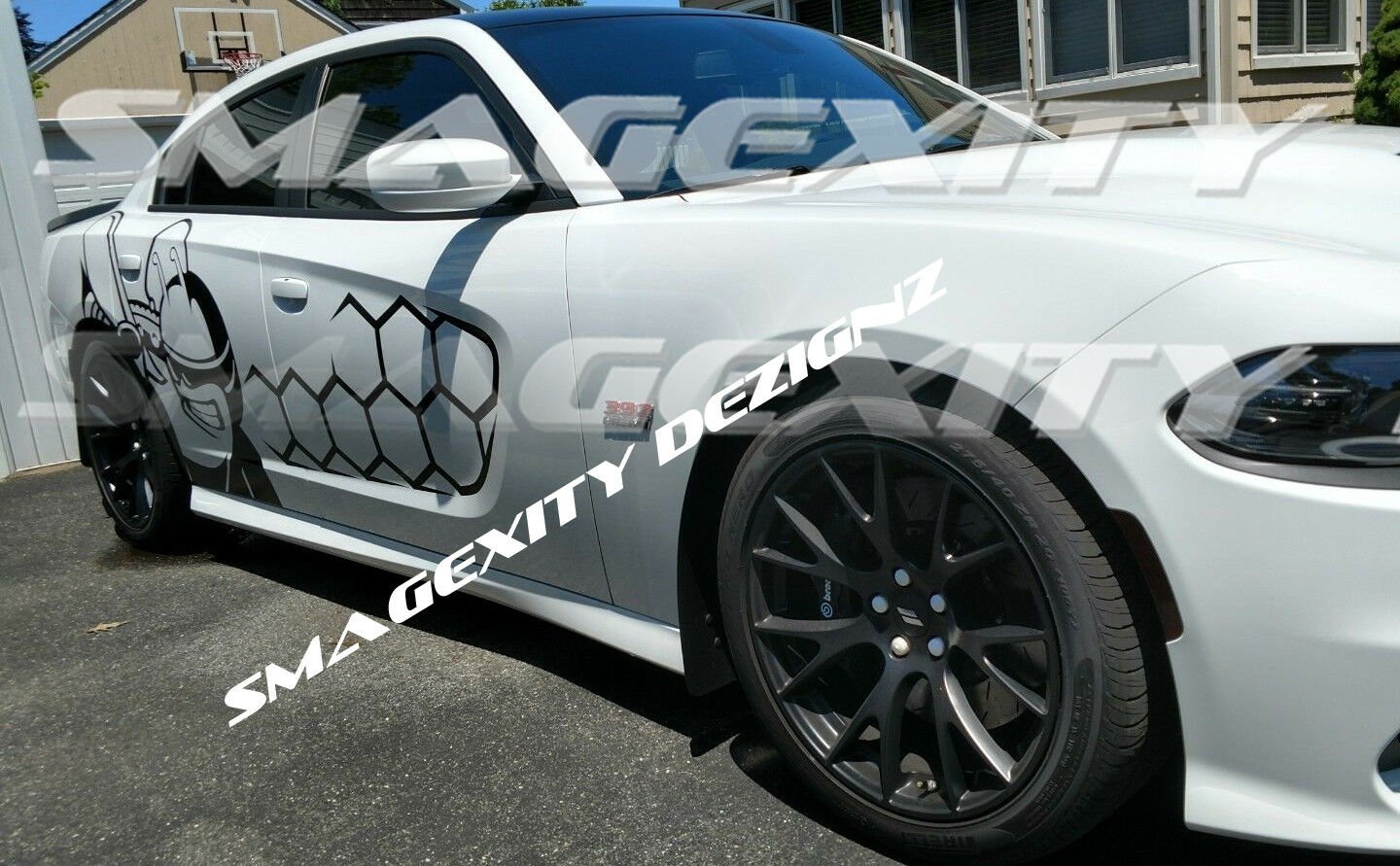 SRT CAST VINYL DECAL KIT GRAPHICS CHARGER MOPAR SCAT PACK BEE HONEYCOMB ...