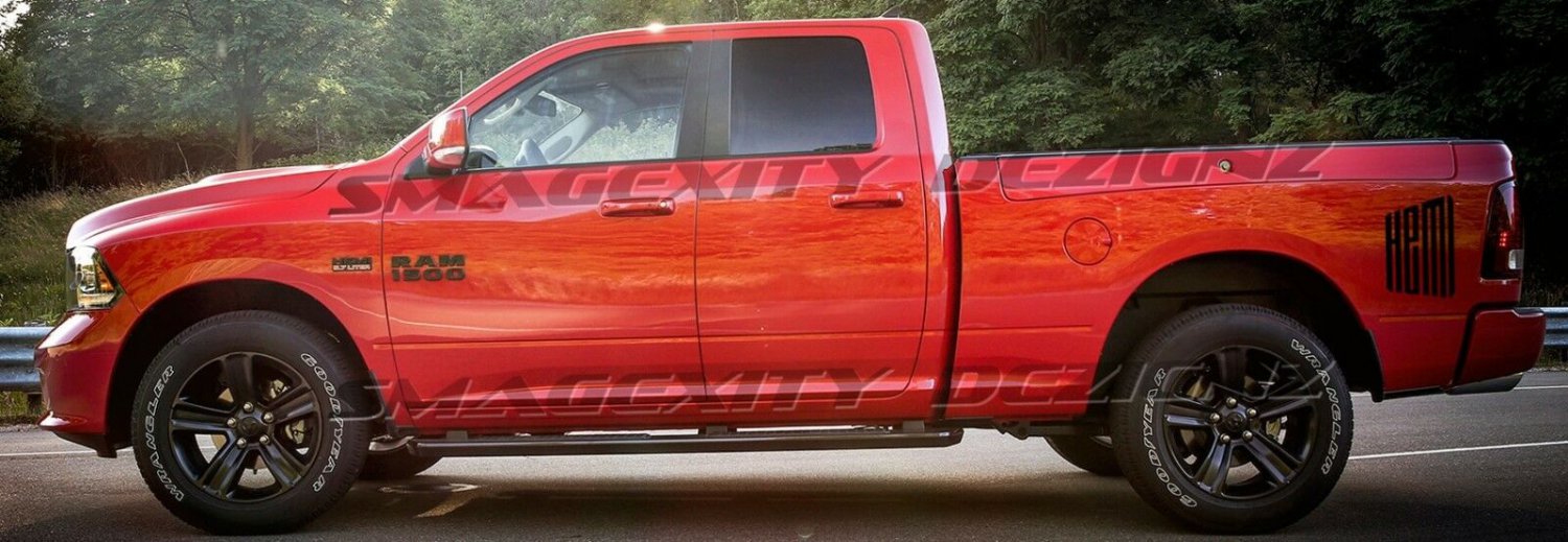 CUDA HEMI Text Logos Decals Graphic Vinyl Mopar Challenger Charger SRT ...