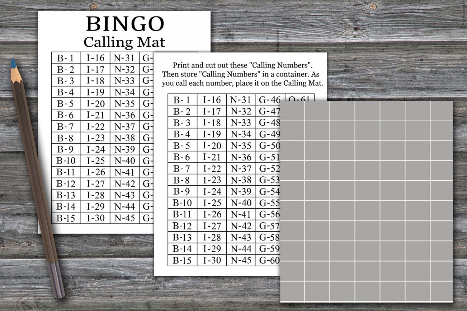 Dump truck bingo game,Dump truck bingo card,birthday bingo,60 Printable ...