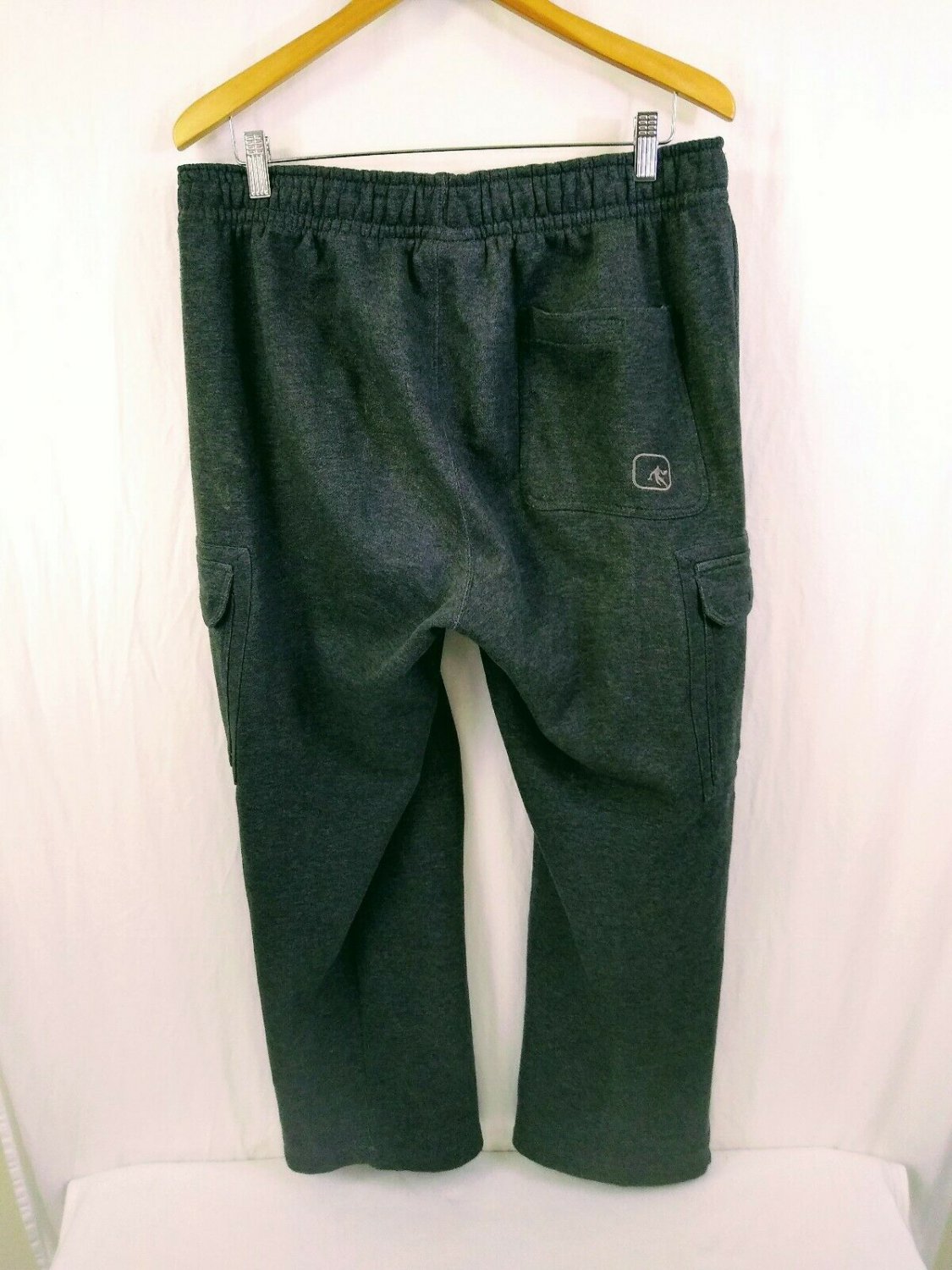 AND 1 Gray Cotton/Polyester Mens Athletic Cargo Pants Size Large
