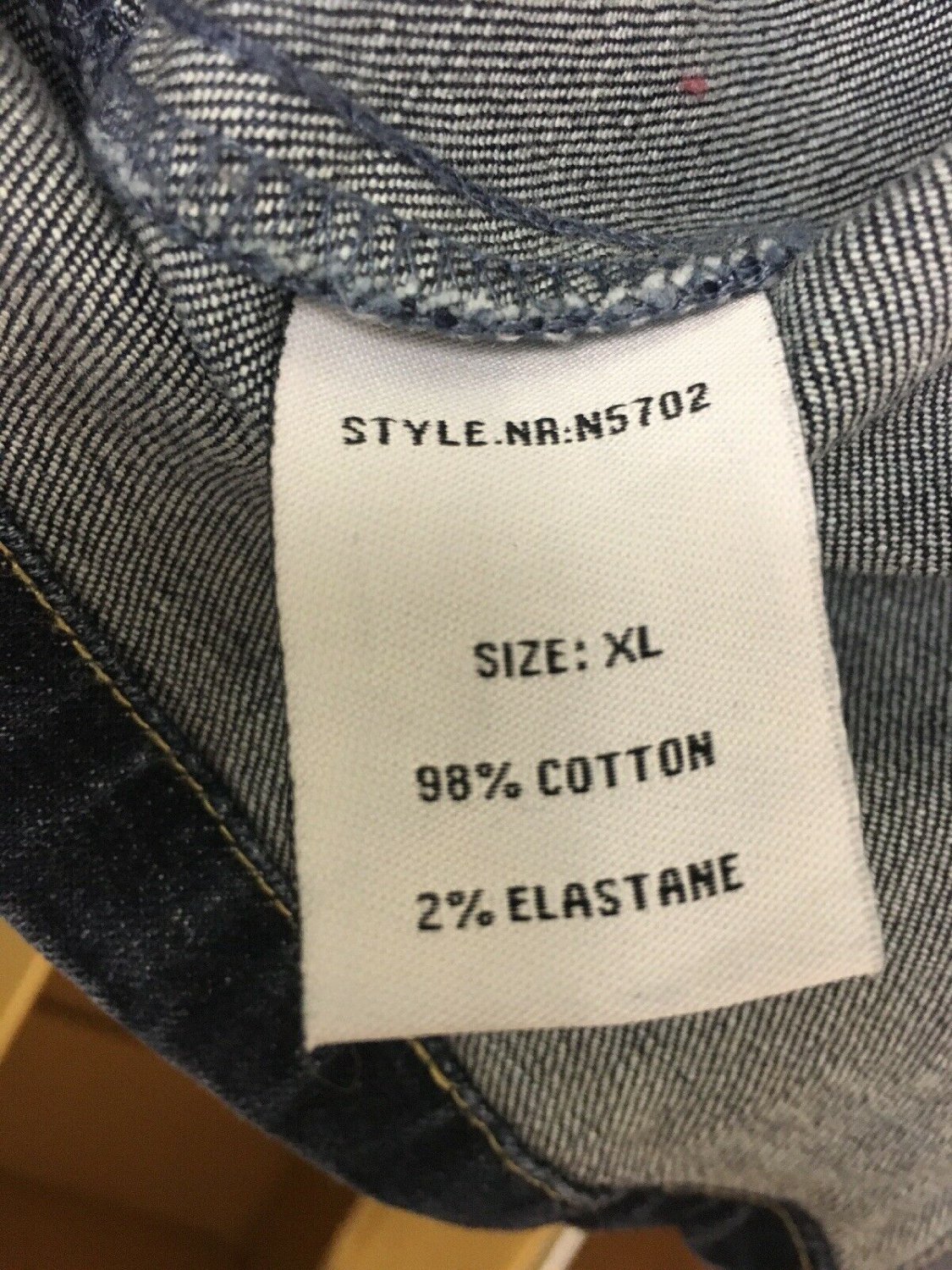 Ameri Mode Jean Jacket Bling Studs Button Front Denim Spring Coat Womens Size XL